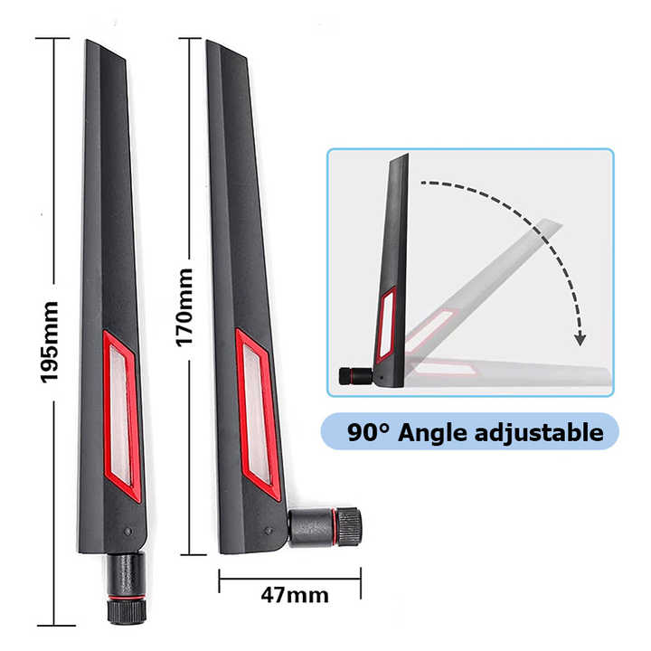 2.4G 5.8g Dual Band Wifi Antennas High Gain 12 Dbi Wifi Antenne 500 Meters Long Range Wifi ...