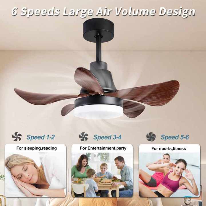 Factory Direct Reversible BLDC Motor Ceiling Fans with Lights Remote ...