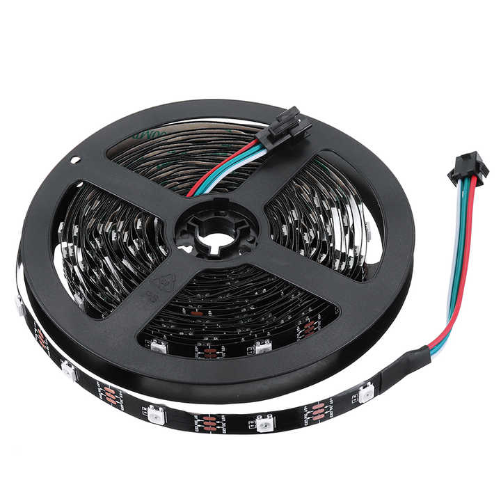 5V WS2812 RGBIC LED Strip Light Cuttable Addressable Pixel LED Rope for ...