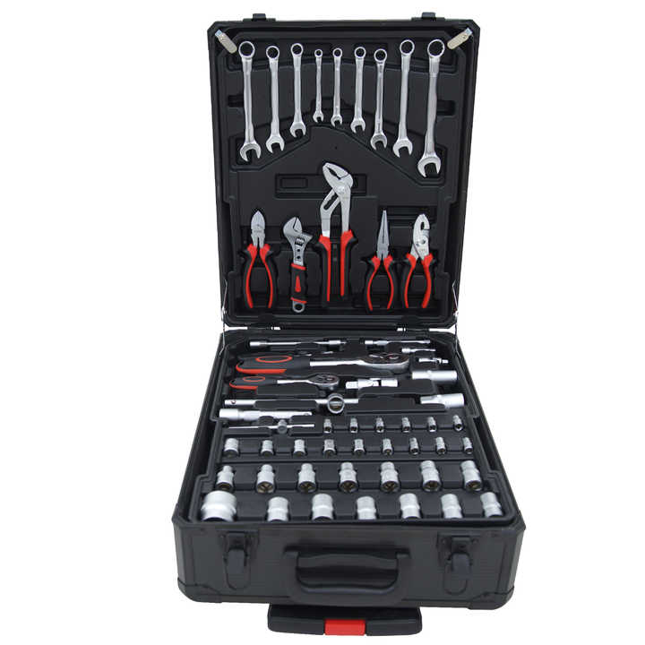 Manual Hardware Tool Set 399PCS Aluminum Carton Box Wrench Set ...