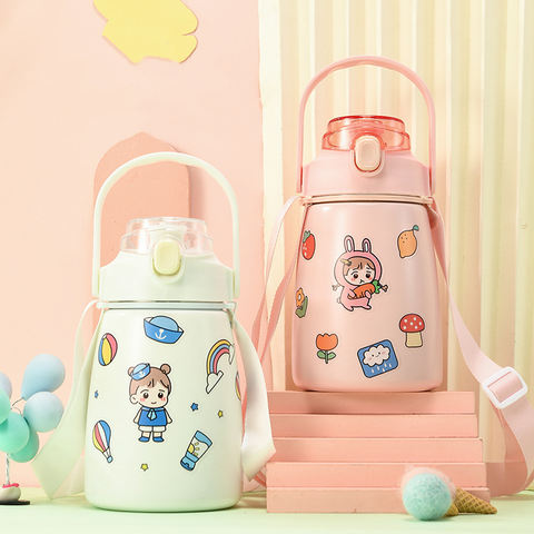 Personalized math educational kids stainless steel water bottle digital ...