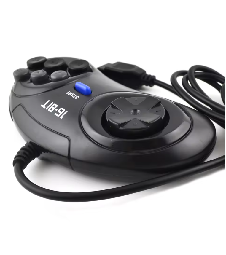 2025 Wired Gamepad Controller for Mega Drive 9 Pin 6 Buttons for ...
