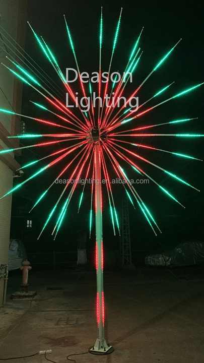 Giant LED Fireworks - Brilliant Outdoor Christmas Decorations