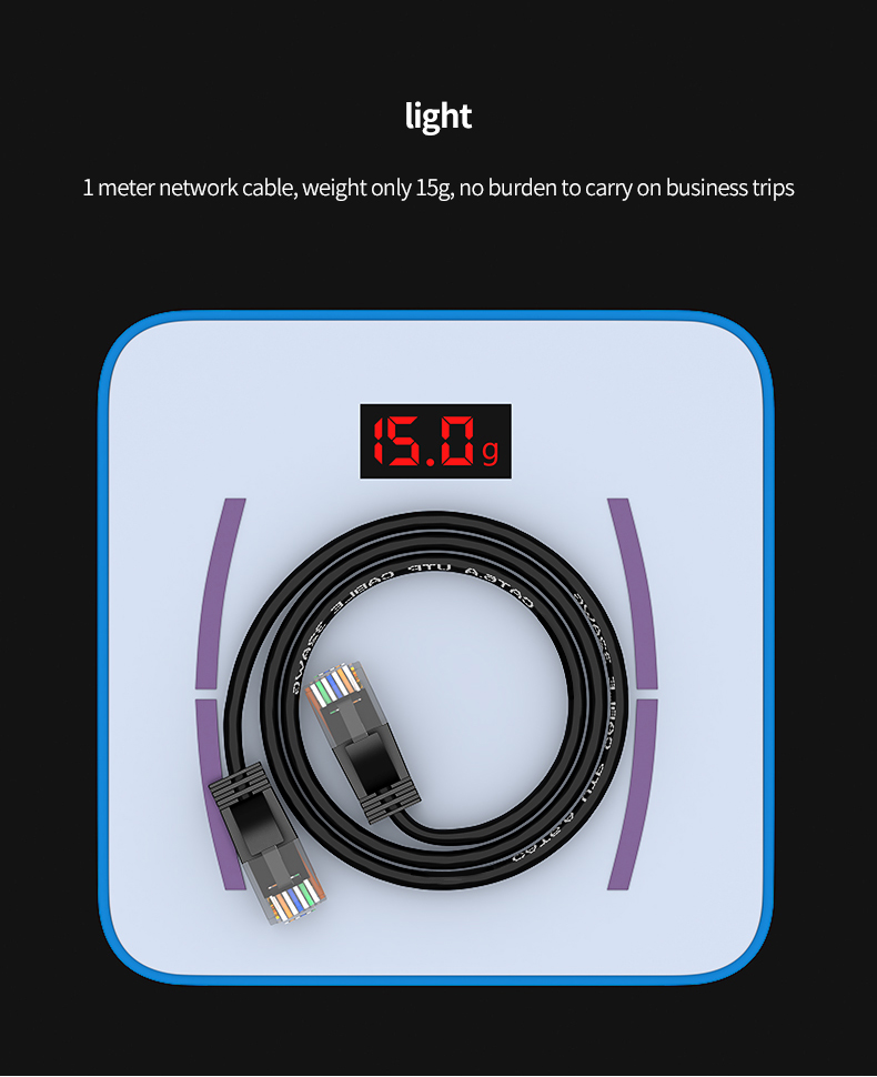 Cat6 Slim 28awg UTP OEM Bare Cat Copper 6 Core Patch Network Ethernet ...