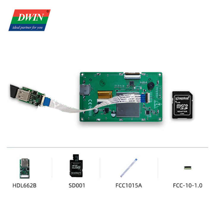 DWIN HMI Display - 4.3 Inch TFT LCD Module with Touch