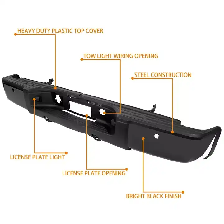 Universal Rear Bumper Custom Rear Bumper for Chevrolet Silverado 2007 ...