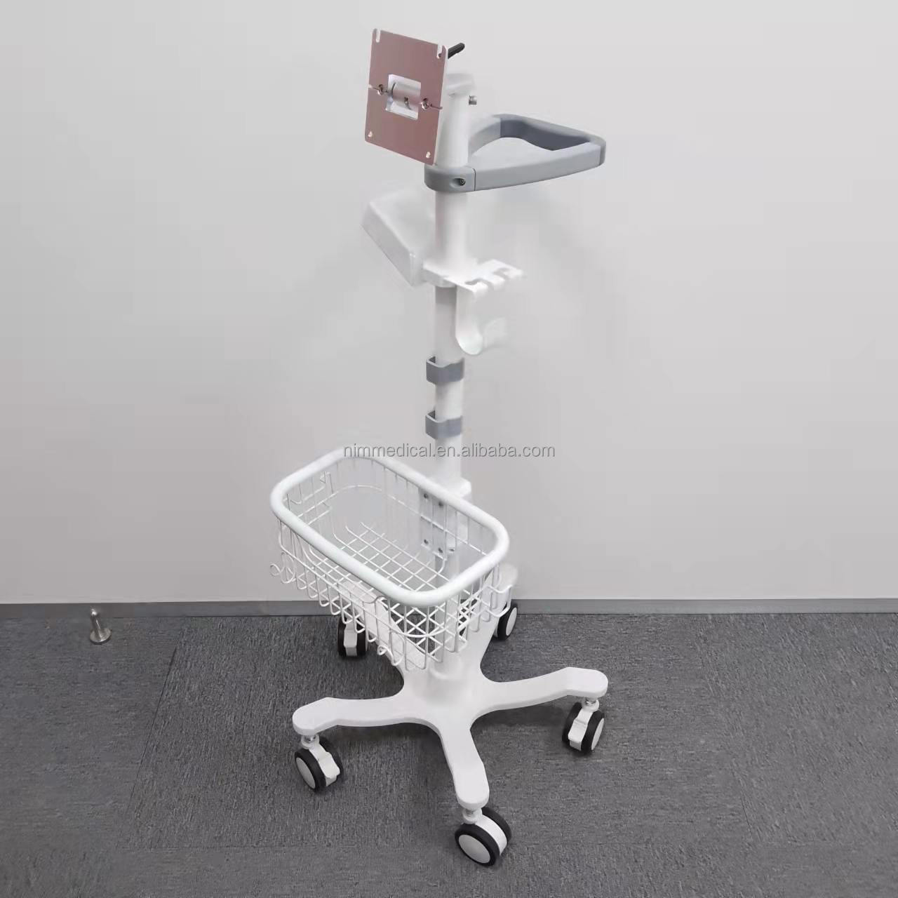 Height Adjustable Patient Monitor Trolleys for Hospitals