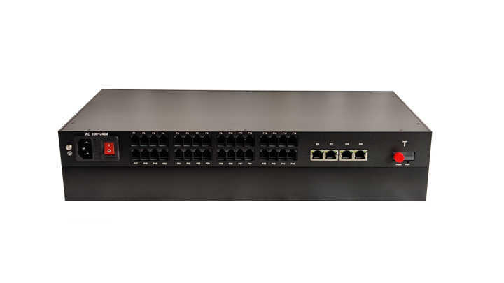 32 Port RJ11 FXS/FXO Multiplexer to Fibre Extender - 3 YEARS WARRANTY