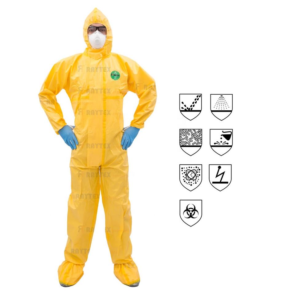 RAYCHEM 4500 PPE Disposable Industrial Safety Coverall