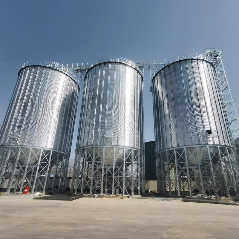 High Durability Galvanized Steel Hopper Bottom Grain Silo Efficient ...
