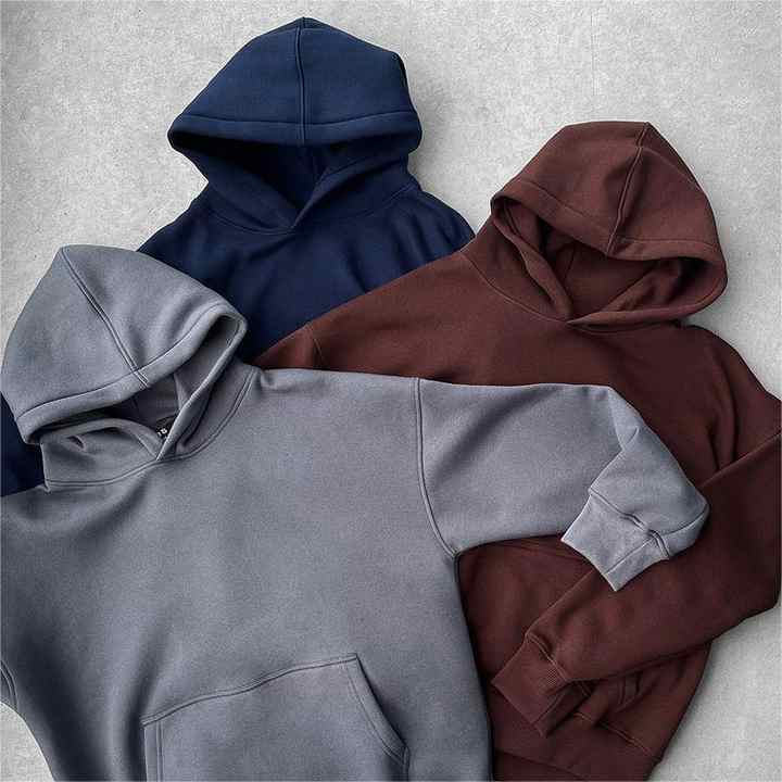 Shop High Quality Cotton Polyester Hoodie 450 Gsm Oversized