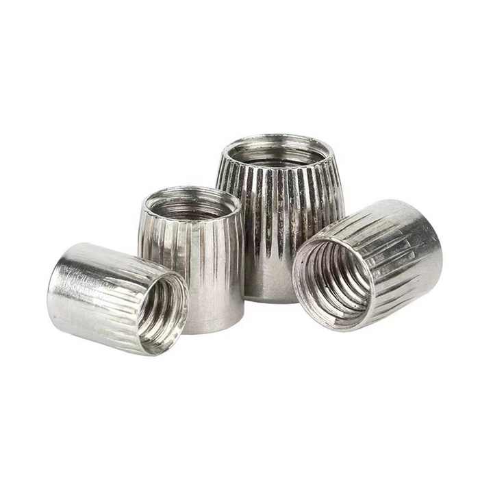 High Strength M6 M8 M10 M12 Stainless Steel 304 Cone Nuts Knurled ...
