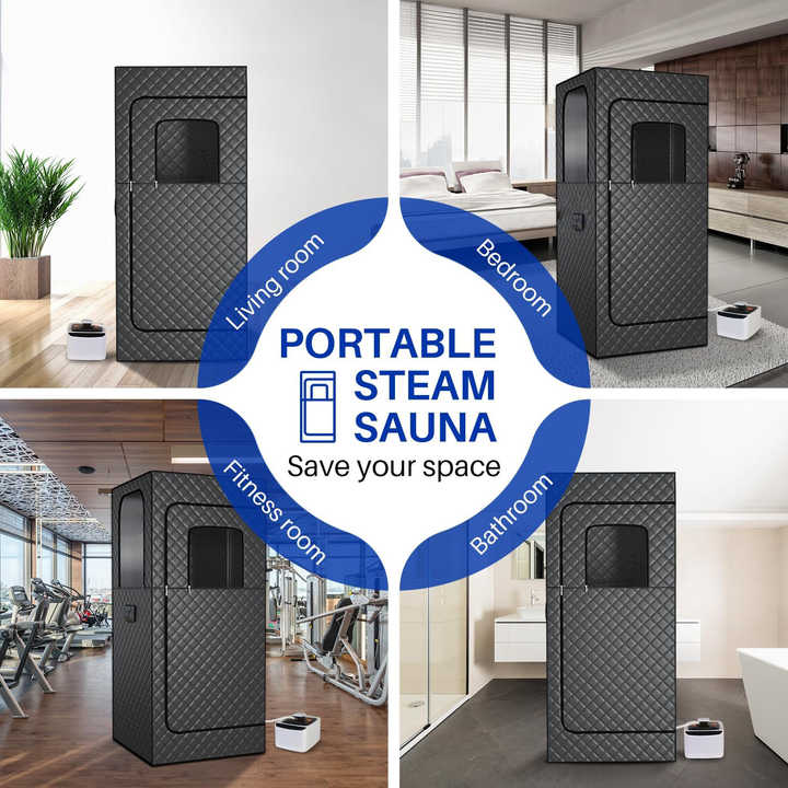 Sauna Room - Wet Steam for Home Use - 1 Year Warranty