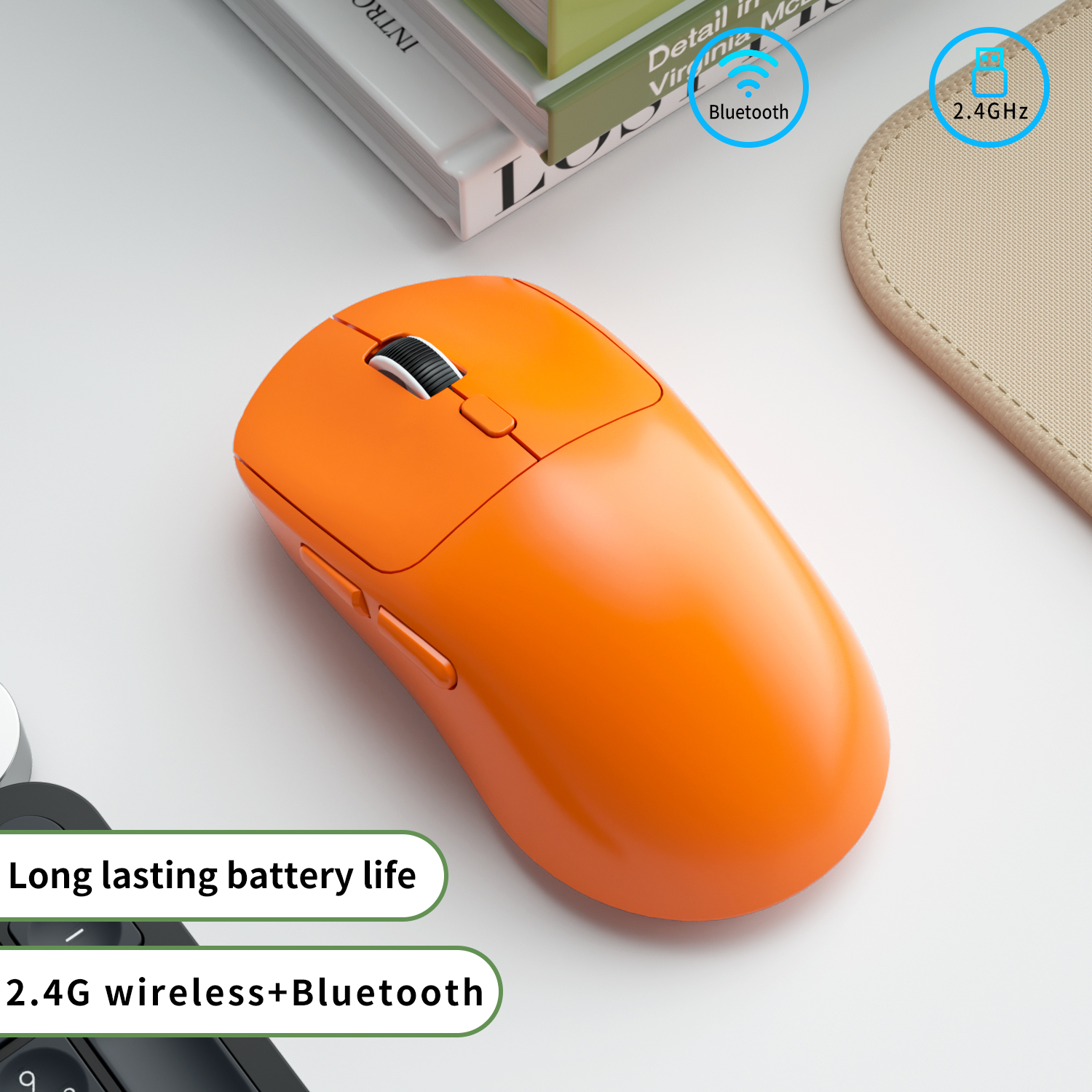 HYRS M348 Gaming Mouse - Lightweight, Ergonomic, and DPI Adjustable