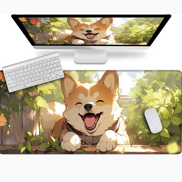 Gaming Mouse Pad Cartoon Animal Anime Portable Laptop Desk Pad Mat ...
