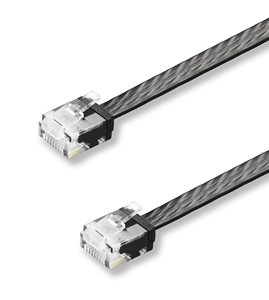Super Flat 4-PAIR 32AWG Ultra Cat6 UTP Patch Cord Cable