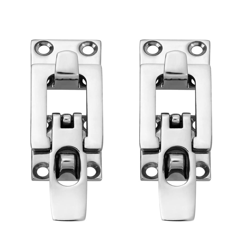 Marine Anti-Rattle Square Latches for Boat Door Hatch Hold Down Clamp ...