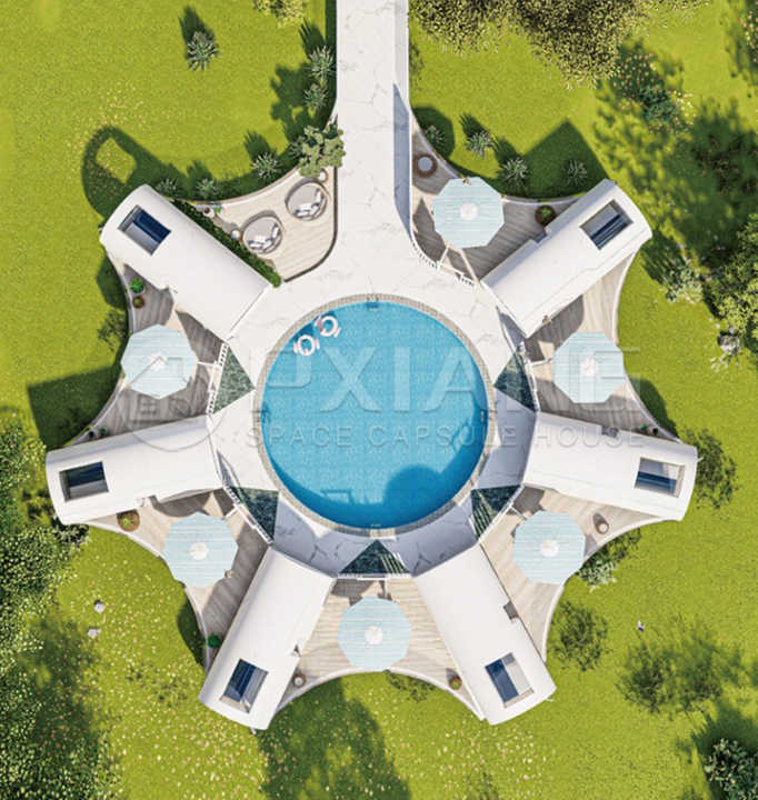 Luxury Space Capsule House - Modern Living at Its Best