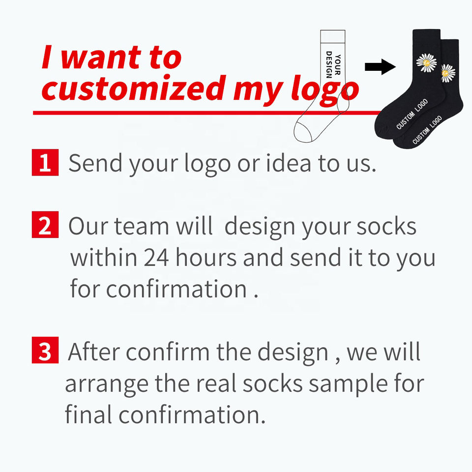 Custom Logo Men's Sport Socks - Anti-Slip & Anti-bacterial