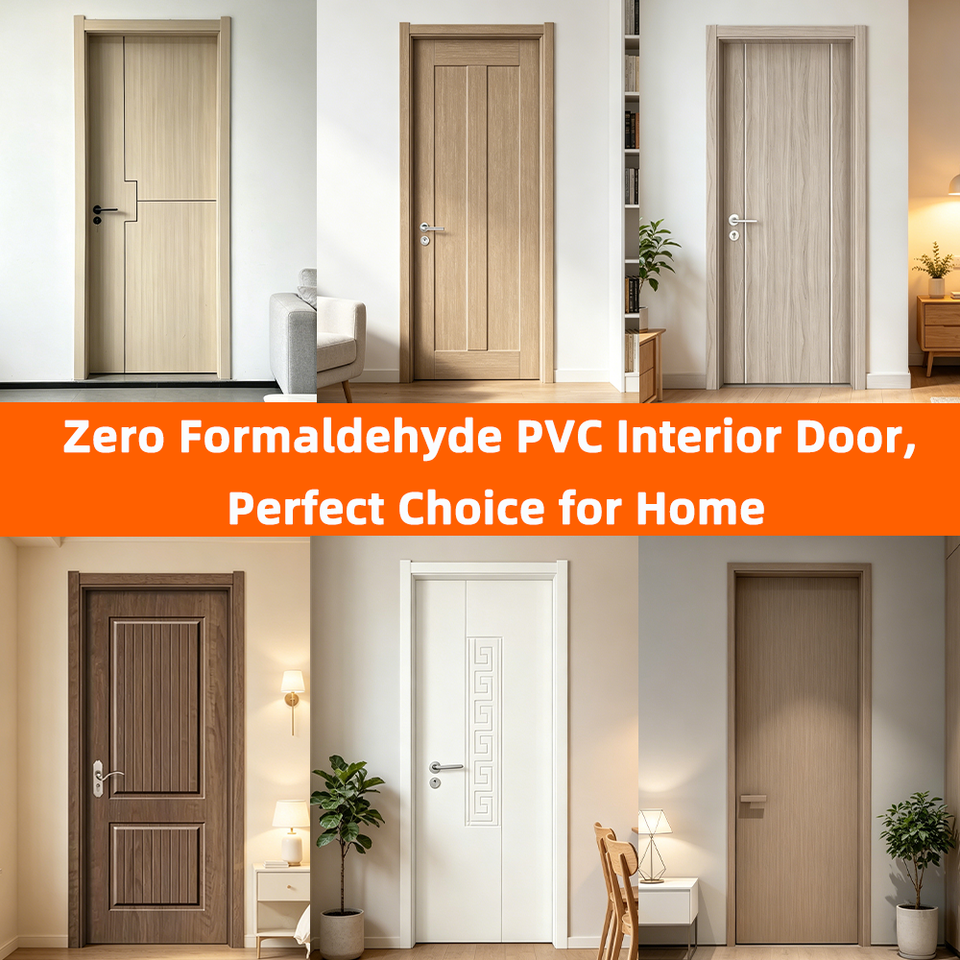 High Quality Minimalist PVC Interior Door Waterproof Hospital & Hotel ...