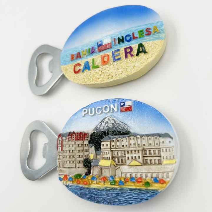Wholesale Resin Refrigerator Magnets Creative Chile Travel Souvenirs ...