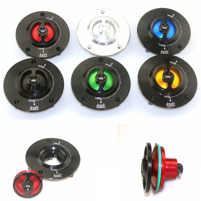 Zx6r Fairing 04 CNC Aluminum Gas Cap Cover For Ninja ZX6R, ZX10R & More ...