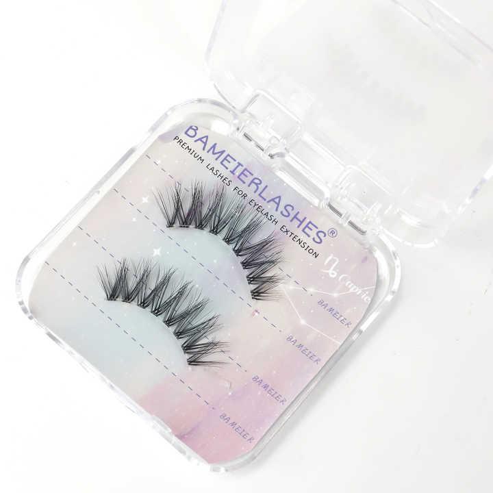 Easy Stick New Pre Glued Pre-Bonded Lashes Press on Natural Self ...