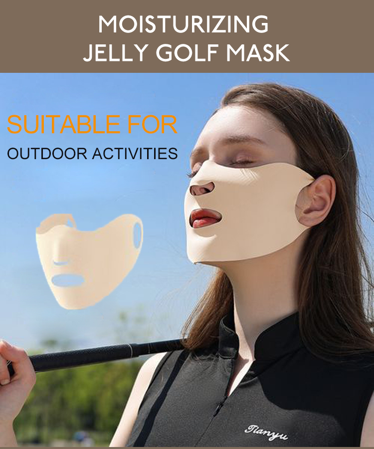 High Quality Golf Sports Facial Hydrogel Under Skin Mask