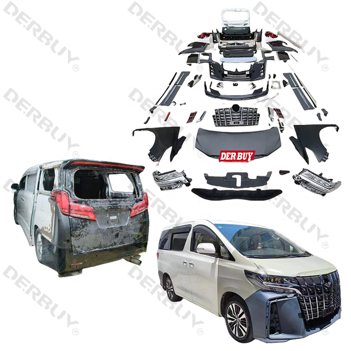 Tunning Parts for to Yo Ta Alphard Vellfire ANH20 Bodykit Facelift to ...