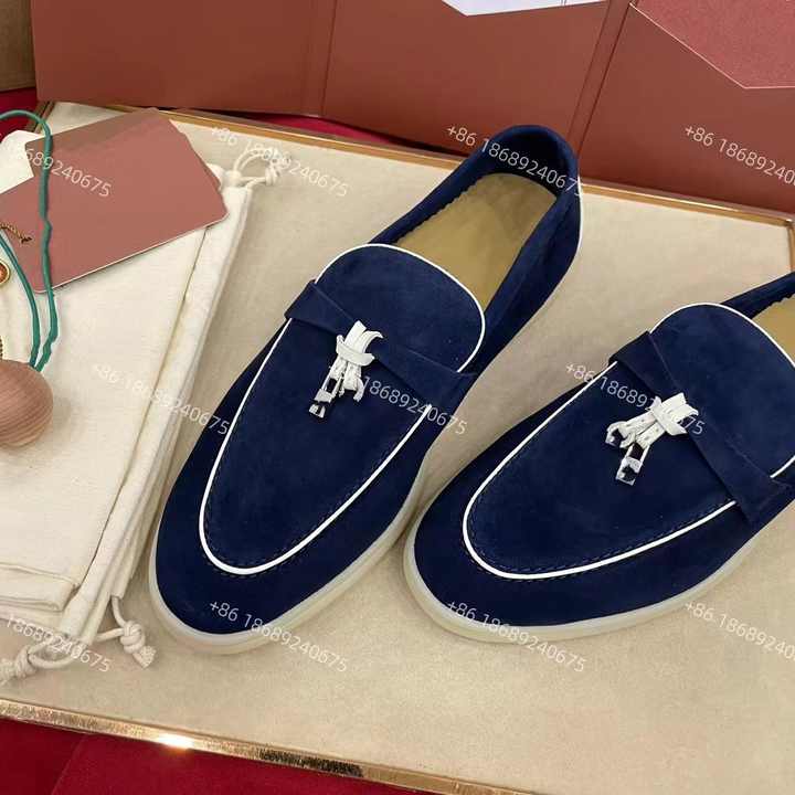 Italian Original LP Men's Loafers Suede Casual Loafers Unisex Office ...