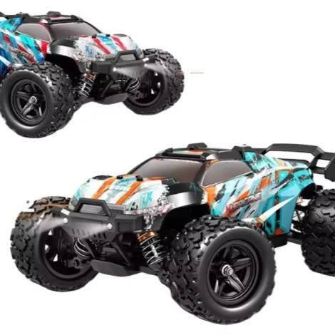 1/18 Scale 4WD Electric RC Monster Truck - HOSPEED HURRICANE, 2.4G ...