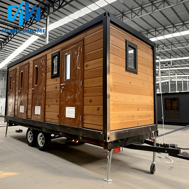 Custom Trailer Container Prefabricated Tiny House on Wheel for Sale ...