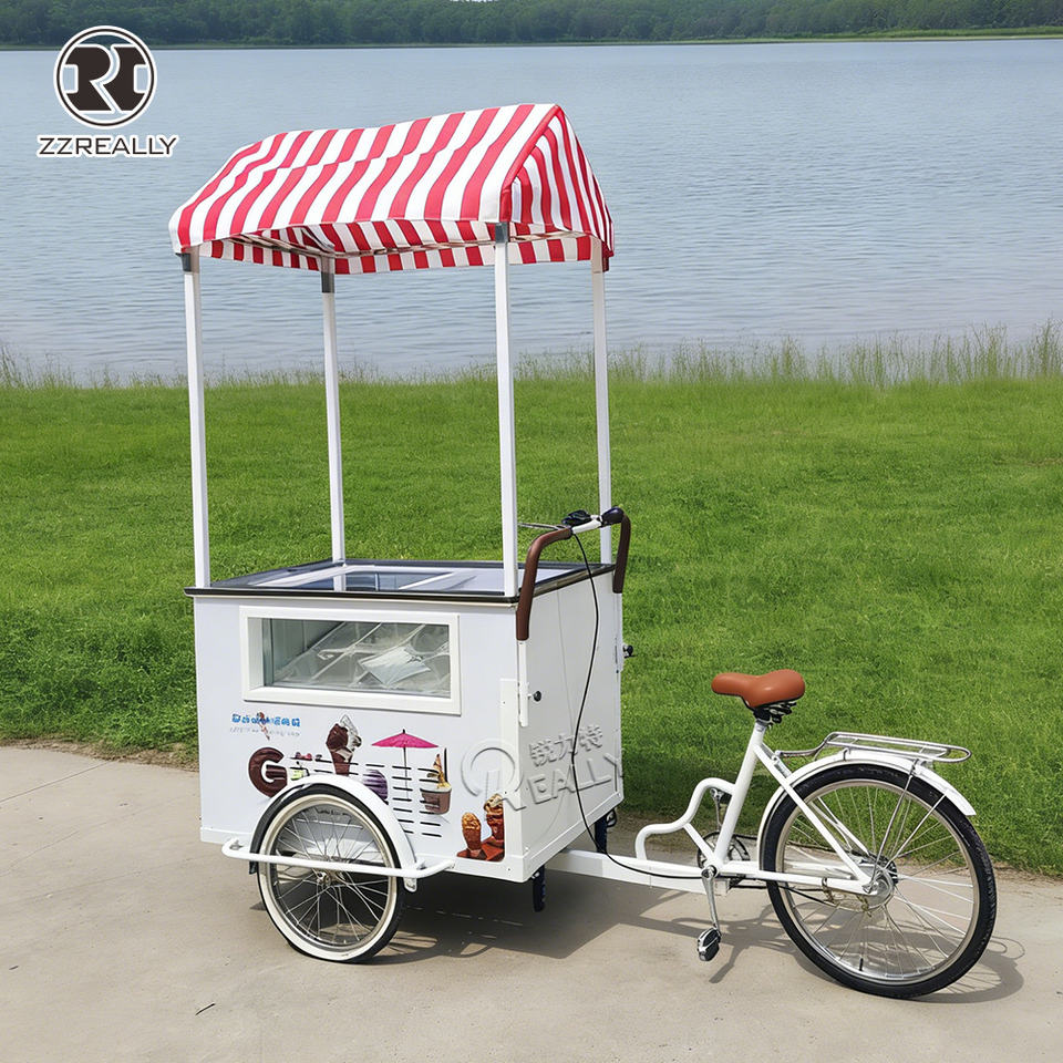 Mobile Ice Cream Gelato Cart - Efficient & Eco-friendly