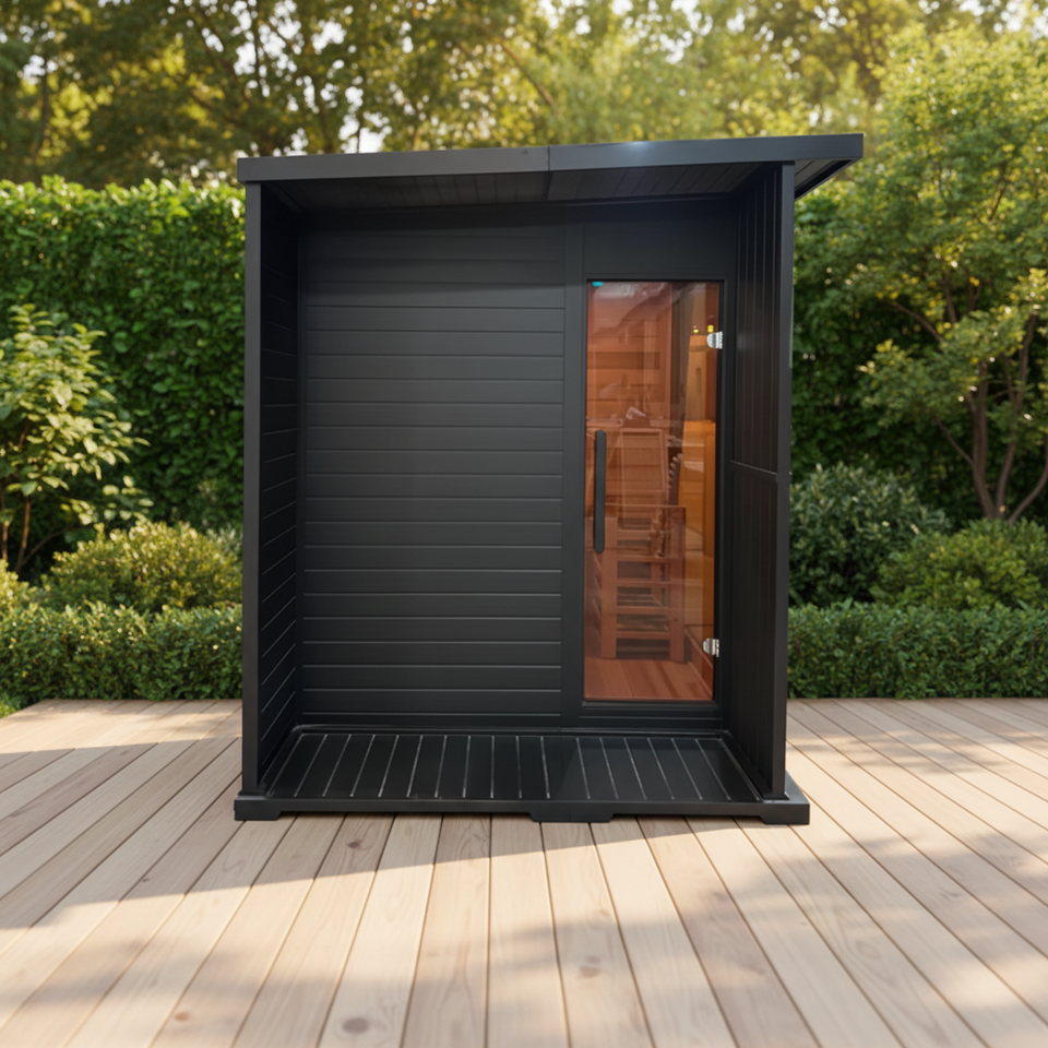 Luxury Panoramic Outdoor Sauna | Handcrafted Solid Cedar, Advanced ...