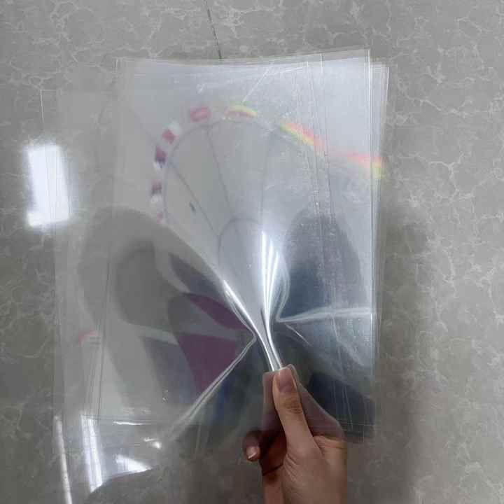Hot Selling Plastic PVC Transparent Binding Book Covers Notebook Book ...