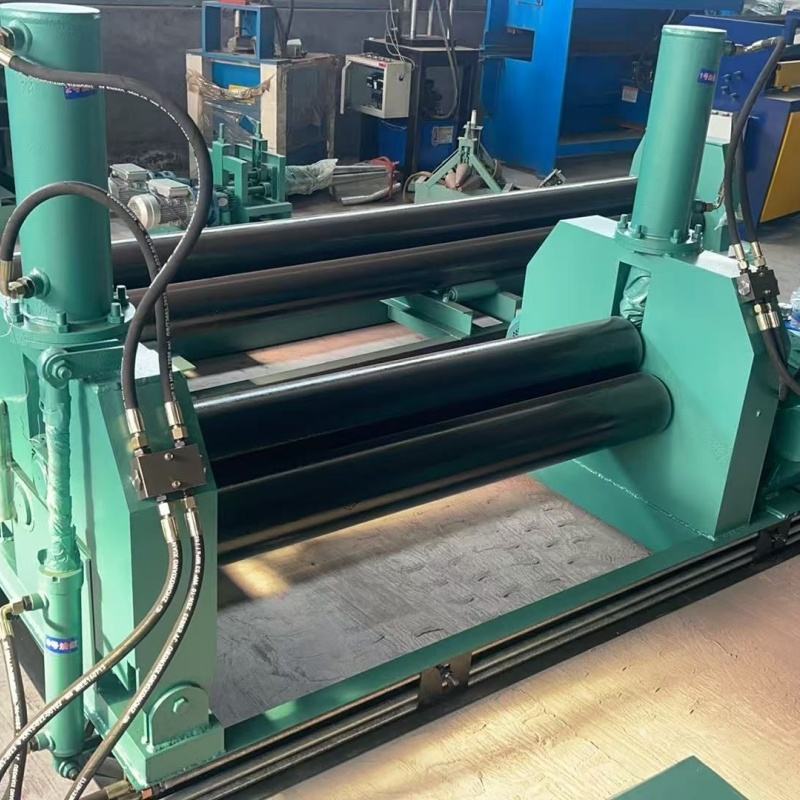 3 Roller Plate Rolling Machine Mechanical Steel Sheet Bending Machine ...