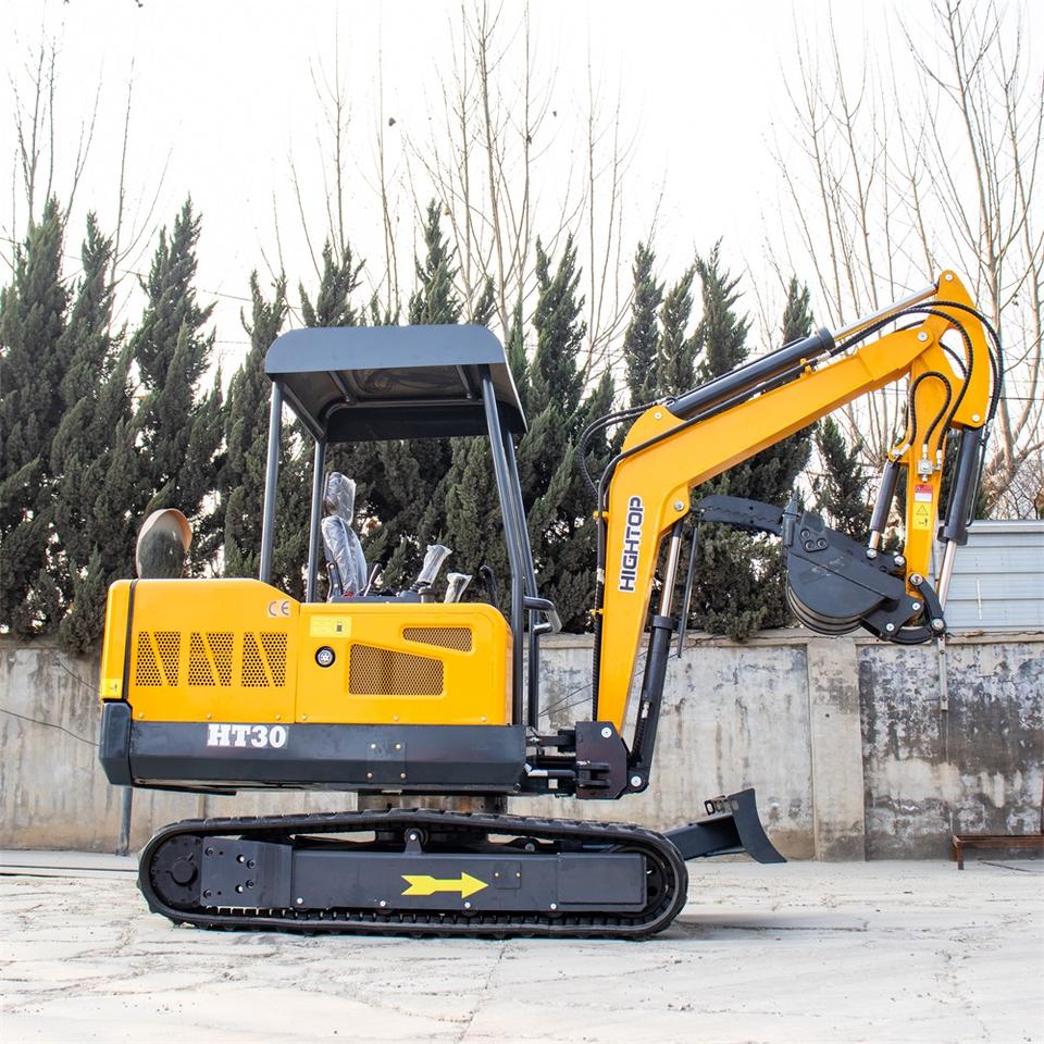 3t Mini Excavator Custom Color Logo Stone Crusher Earth Moving ...
