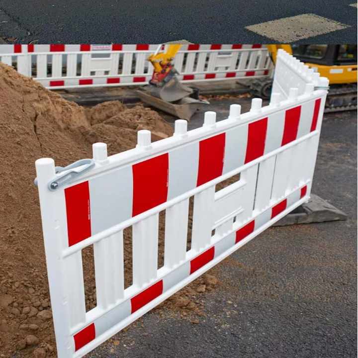 Germany Model HDPE Temporary Traffic Barrier Fence Plastic Road Safety ...