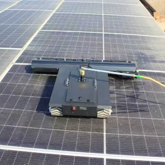 Waterproof IP56 Solar Panel Cleaning Robot Smart Crawler Photovoltaic ...