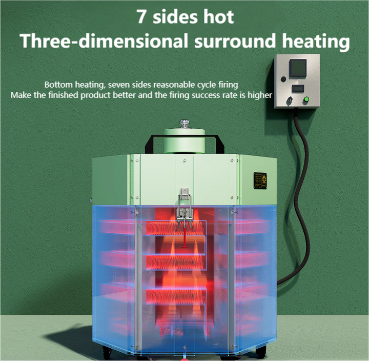 Medium and high temperature low power domestic electric kiln ceramic ...