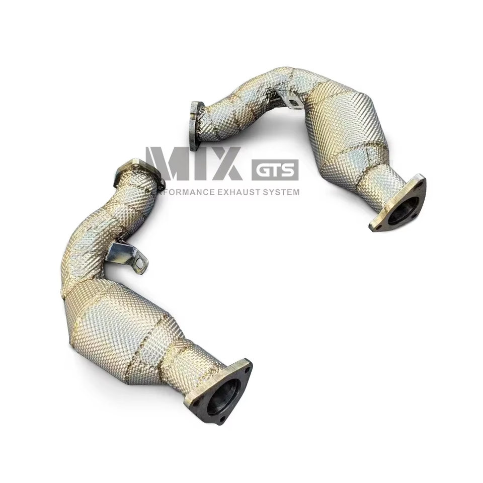 High Flow Catalyst Performance Exhaust Downpipe for Audi A6/A7 C7 3.0T ...
