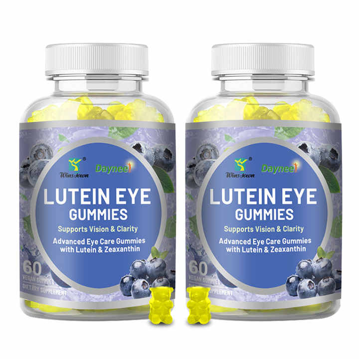 Vegan Blueberry Flavor Eye Care Gummy Candy Healthy Herbs Lutein ...