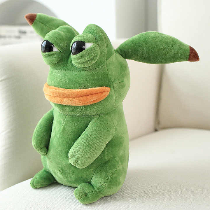 Pepe the Frog Plush Toys - Soft and Stuffed Cartoon Dolls