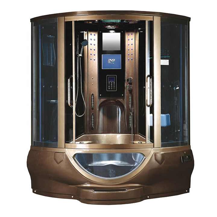 Luxury Steam Shower Cabin - Sauna with Tempered Glass