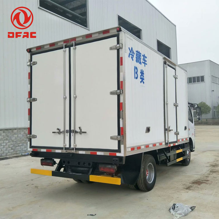 dongfeng 120HP 7Tons 5.1m Freezer/chill van Refrigerated lorry small ...