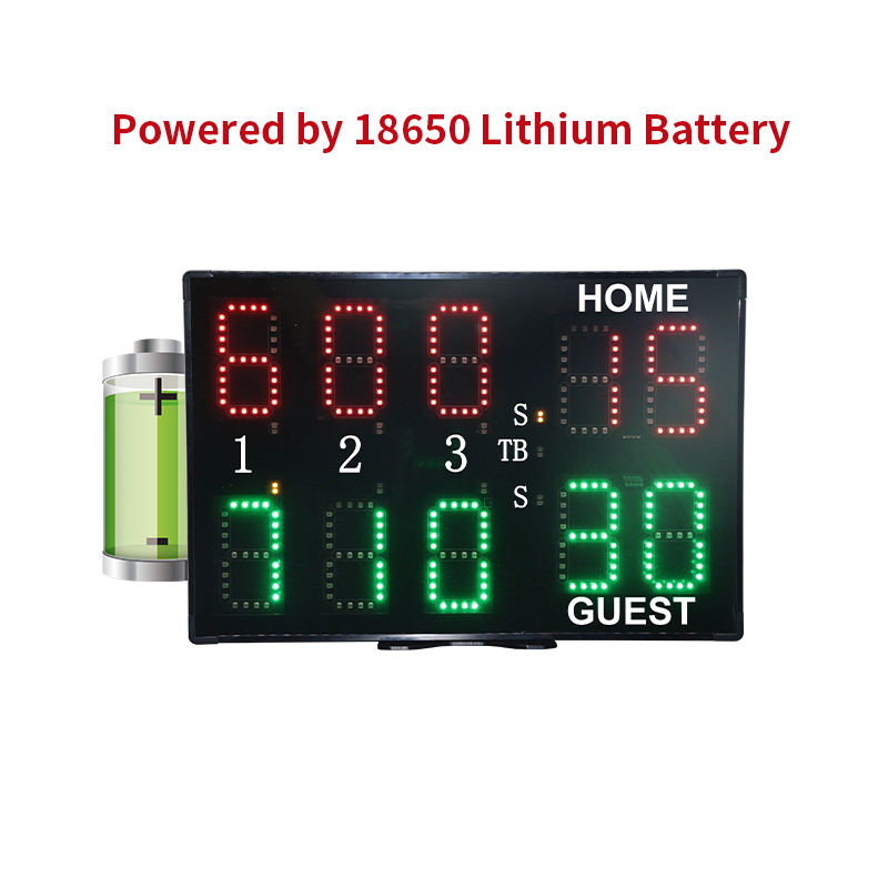 Digital Padel Scoreboard with LED Display and Wrist Control - Portable ...