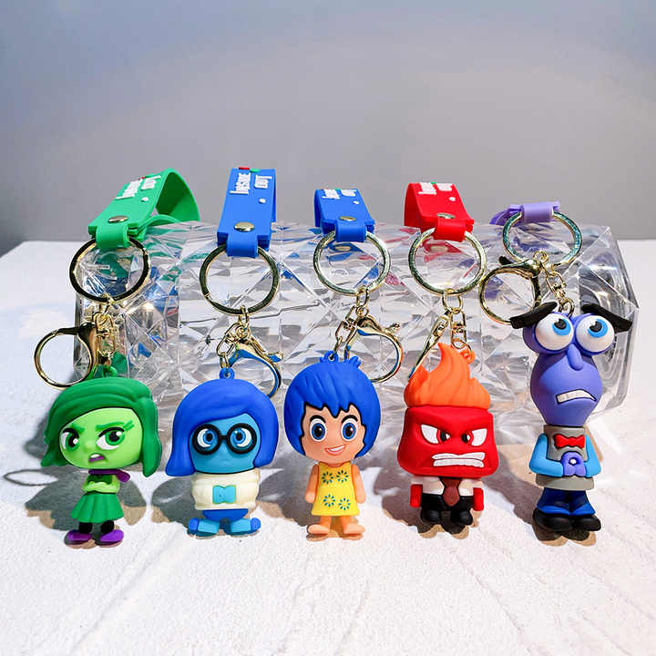 Movie, Anime, Mind, Secret Service Team, INSIDE OUT Cartoon Keychain ...