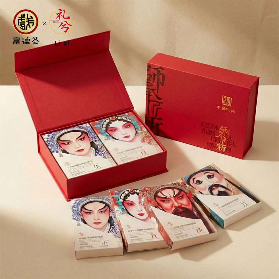 Li Xi China Gift Peking Opera Facial Sheet Mask-Nourishing Moisturizing ...