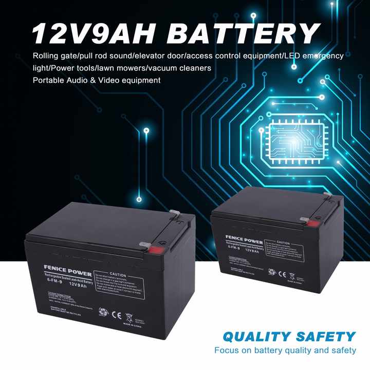 12V 9AH Lead-Acid Battery - High Efficiency & Reliable Power
