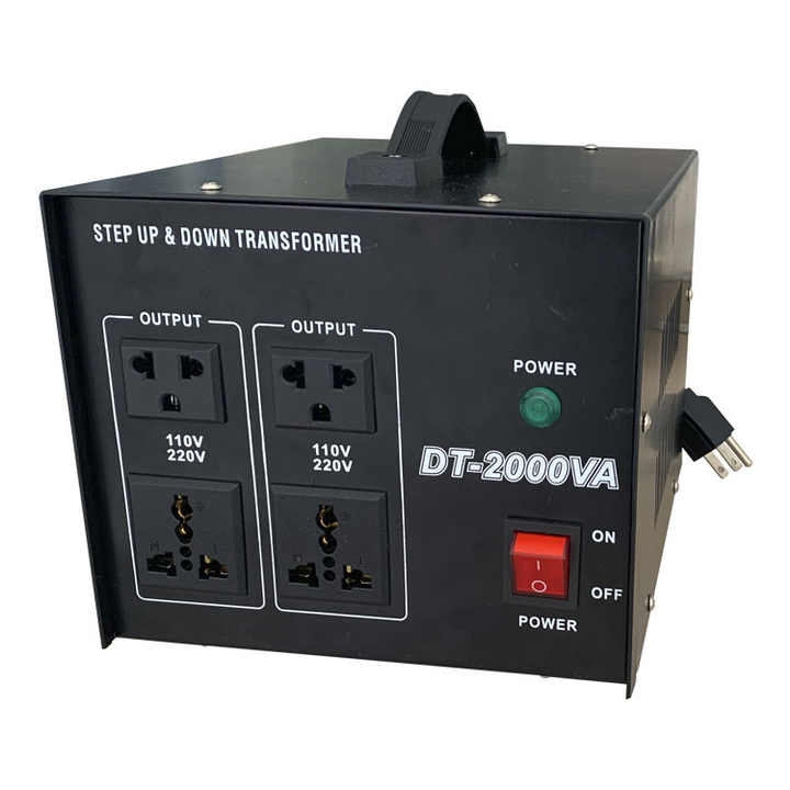 DT Series 2KVA Elevating Transformer DT-2000W 110V to 220V Single Phase ...